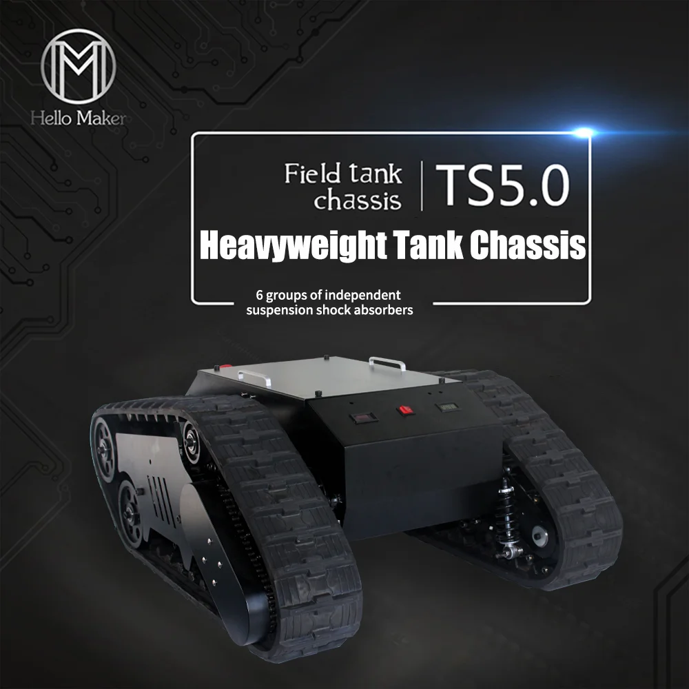Ts5.0 Metal Tank Chassis 2wd Load Large 150kg,overweight 90kg/obstacle ...