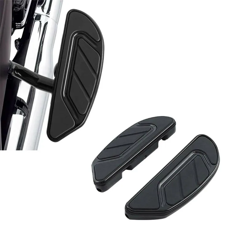 Motorcycle-Rear-Passenger-Floorboard-Footboard-For-Harley-Road-King ...