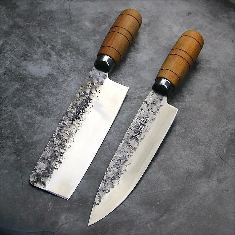 Кухонный нож DEHONG из нержавеющей стали | AliExpress