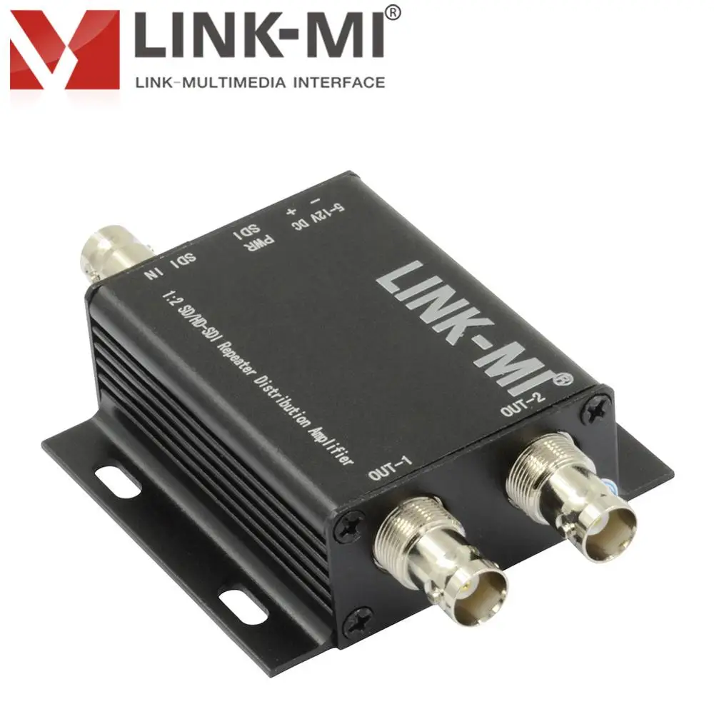 Link-mi 1x2 Sdi Splitter Sd/hd-sdi/3g-sdi Signal Repeater Distribution ...