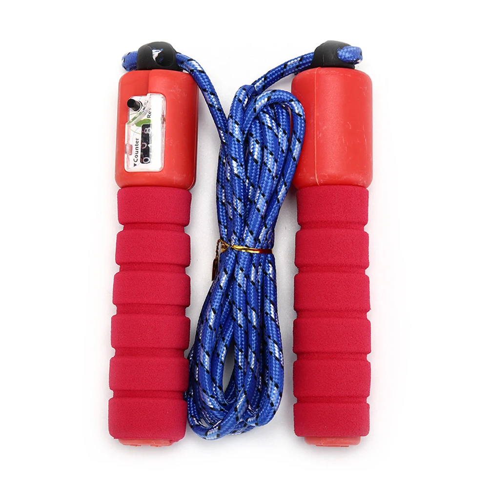 CORDE A SAUTER,Bleu--Corde à sauter réglable de 3 mètres de long avec ...