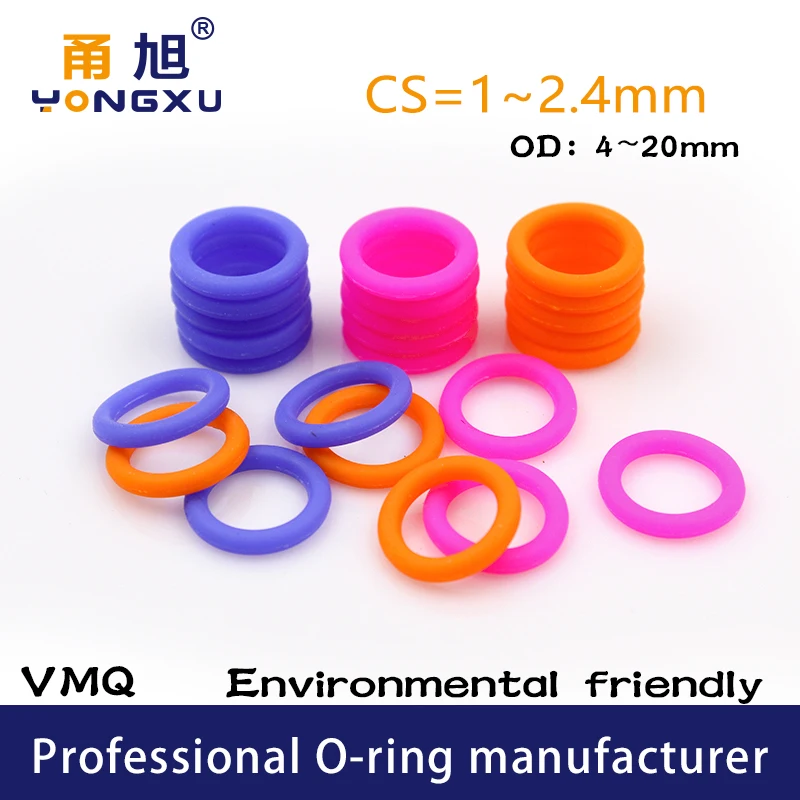 30PCS-Lot-Multicolor-Silicone-Rubber-O-Ring-Thickness-CS1-1-5-1-9-2-4mm ...