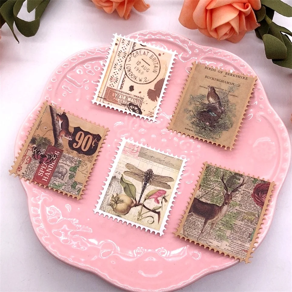 KSCRAFT-Junk-Journal-Postage-Stamp-Metal-Cutting-Dies-for-DIY ...