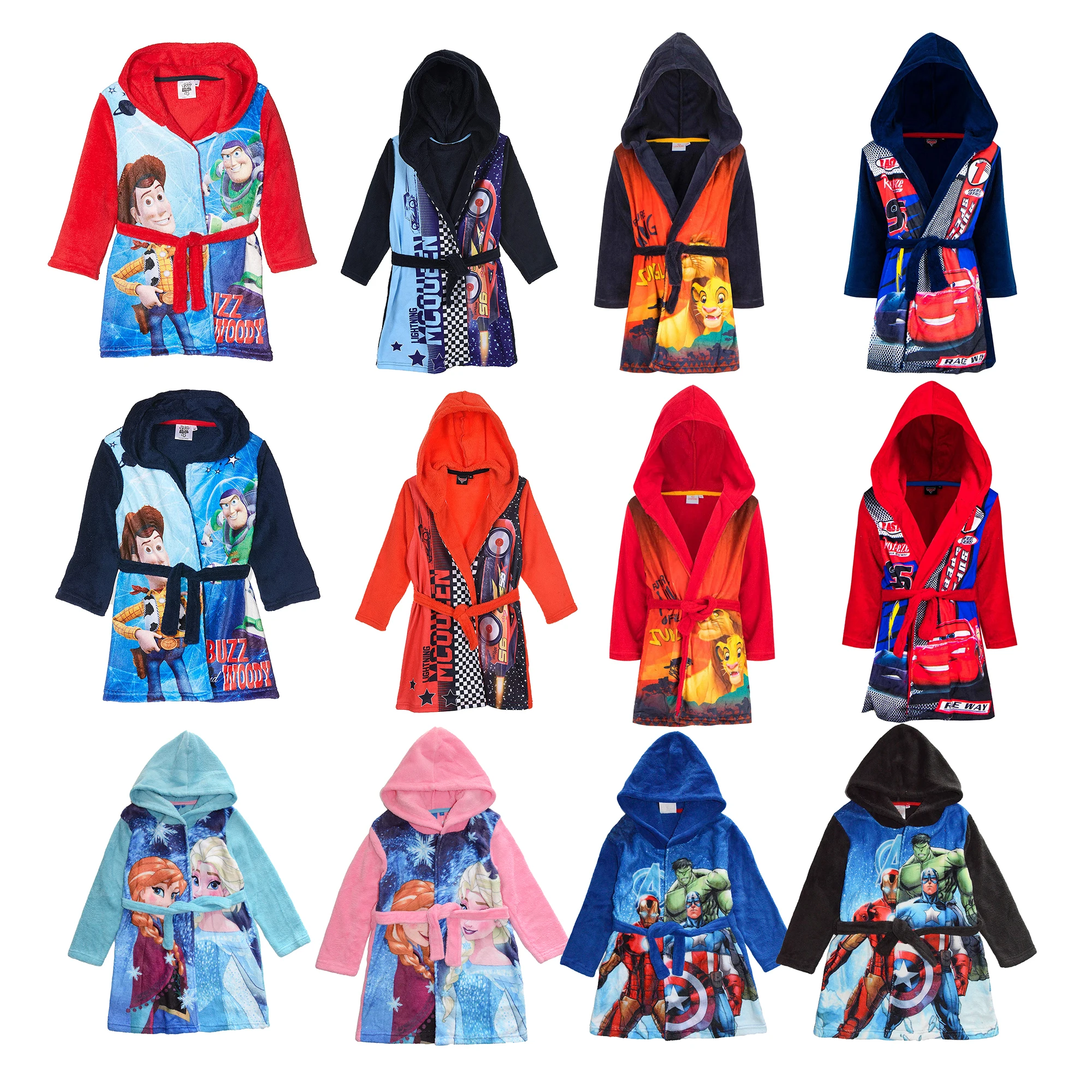 Kids-Frozen-Girls-Boys-Fleece-Bath-Princess-Minnie-Mouse-Toy-Elsa ...