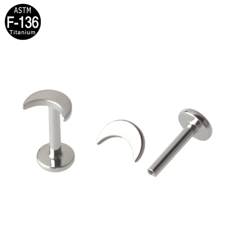 2Pcs-G23-Titanium-Lip-Piercing-Labret-Moon-Labret-Jewelry-Women-Body ...
