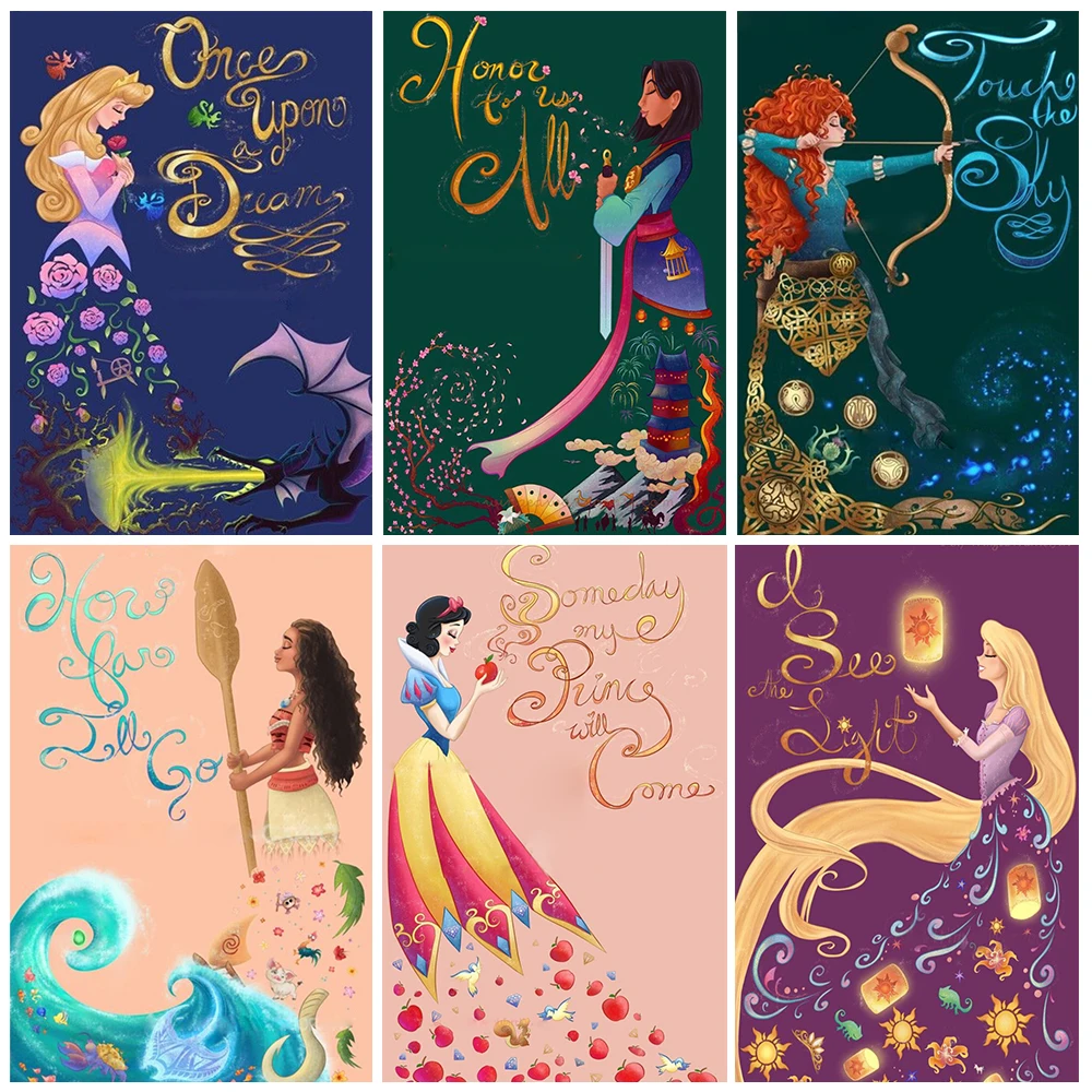 Disney Fairy Tales Paintings