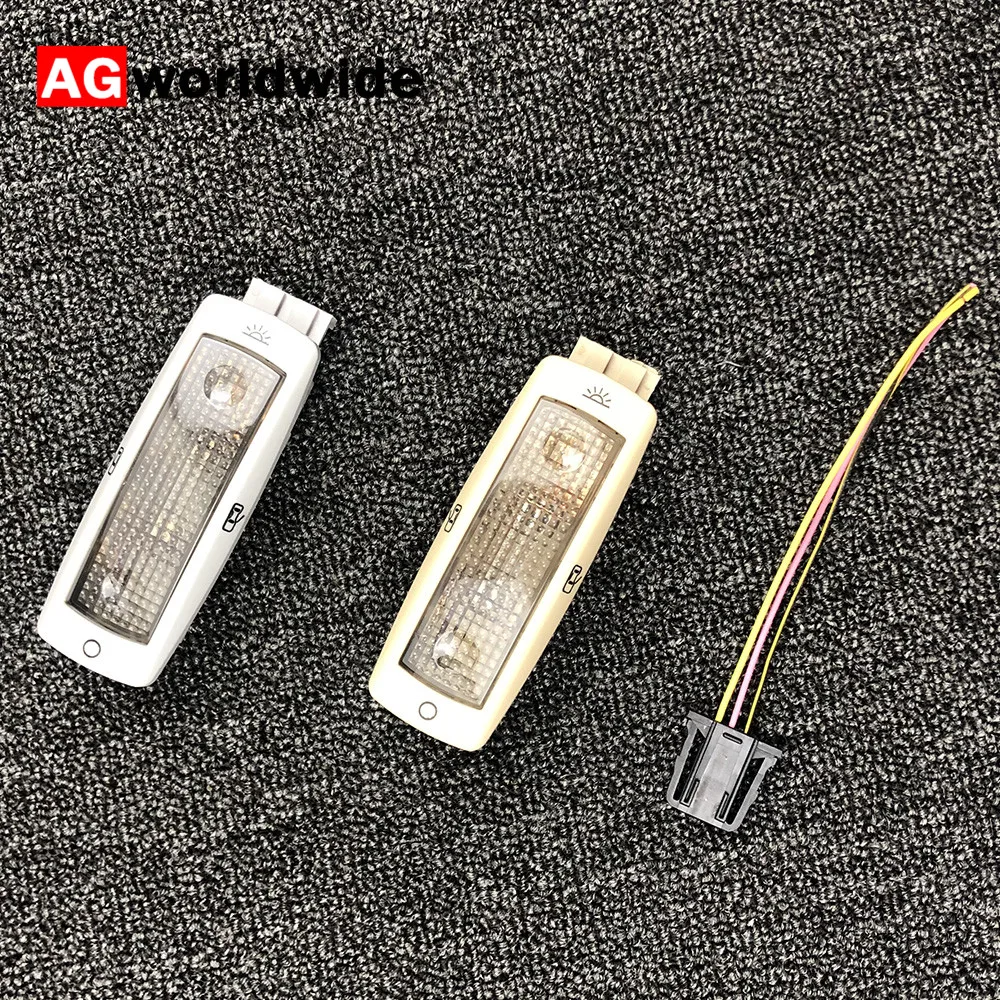 Reading-Light-Map-Dome-Lamp-Beige-Grey-For-VW-Golf-Passat-1998-2005 ...