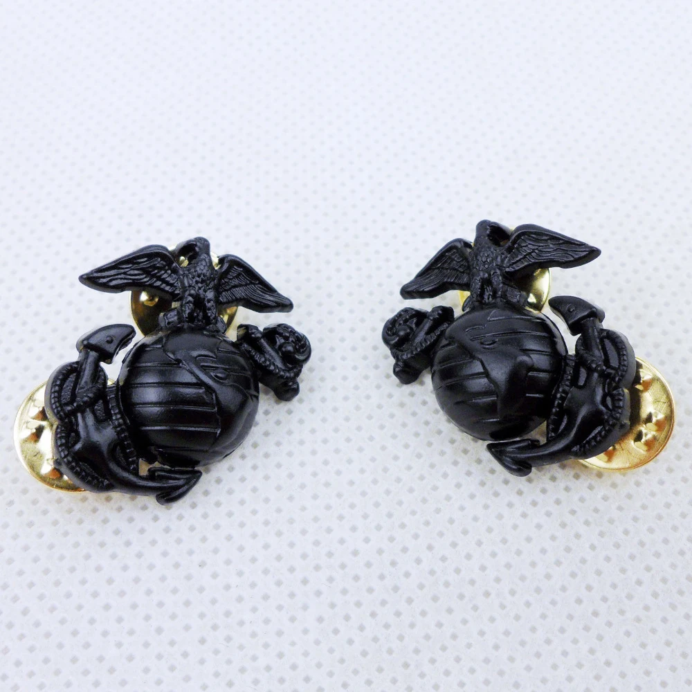 WWII US MARINE CORPS USMC OAK LEAF LIEUTENANT COLONEL METAL LAPEL PIN ...