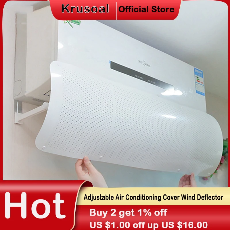 Air-Conditioner-Deflector-Home-Office-Anti-Direct-Blowing-Adjustable ...