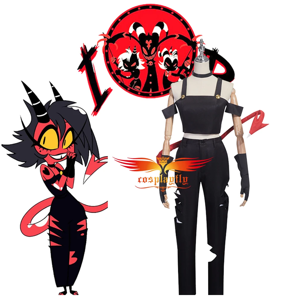 Disfraces-de-Cosplay-de-Helluva-Boss-para-mujeres-adultas-chaleco-Sexy ...