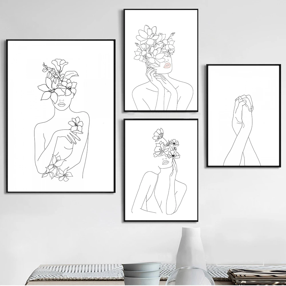 Nordic Woman Drawings