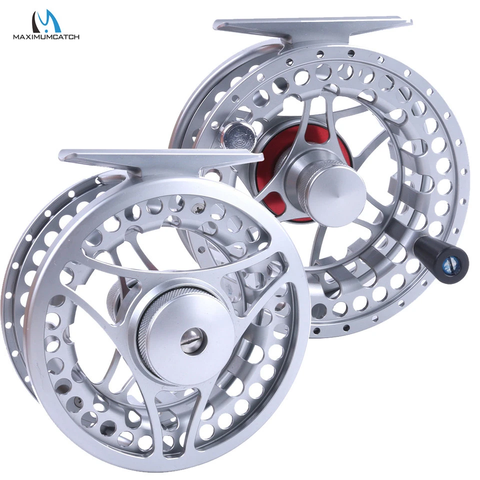 Maximumcatch Mc 3-9wt Cnc Machine Cut Aluminum Fly Reel Large Arbour ...
