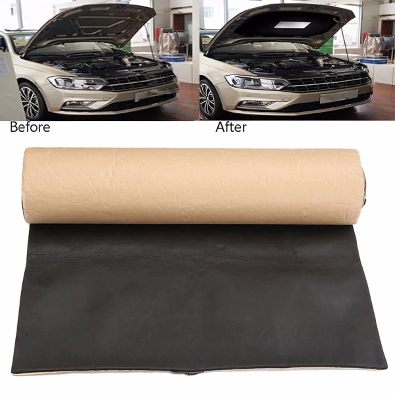 Car Soundproof Noise Insulation Sound Deadener Acoustic Foam Anti-noise ...