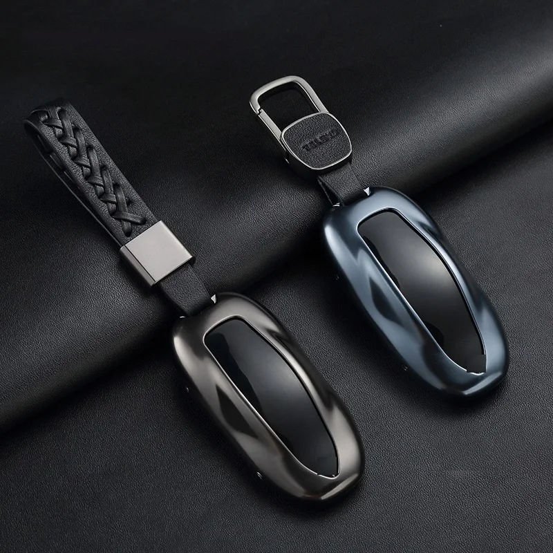 For Tesla Model S Remote Key Case Cover Shell Key Holder Bag ...