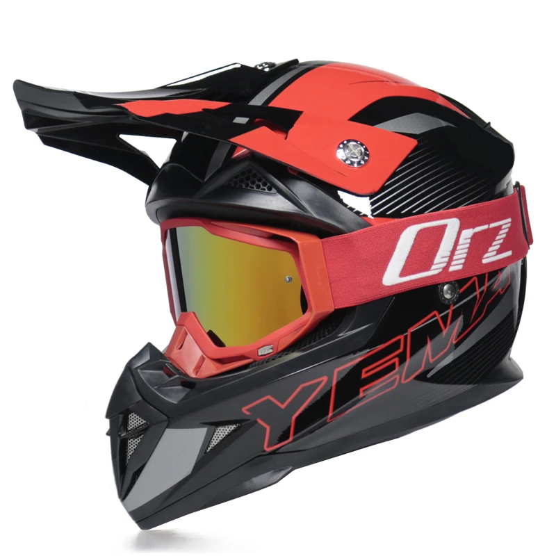Off Road Motorcycle Helmet With Sunshield Moto-cross Motocross Helmet ...