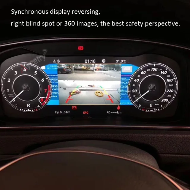 Car Instrument Panel Intelligent Multimedia System For Volkswagen VW ...