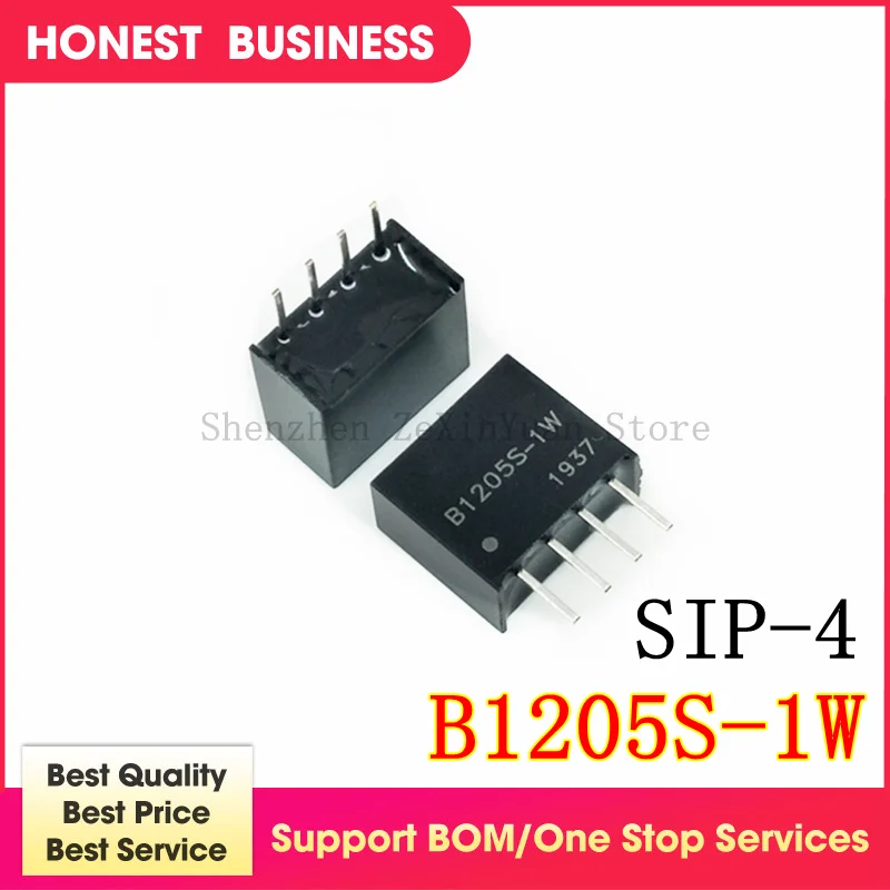 NEW 1PCS/LOTS B1205S 1W B1205S 1W B1205 DIP 4 12V to 5V DC DC Isolated ...