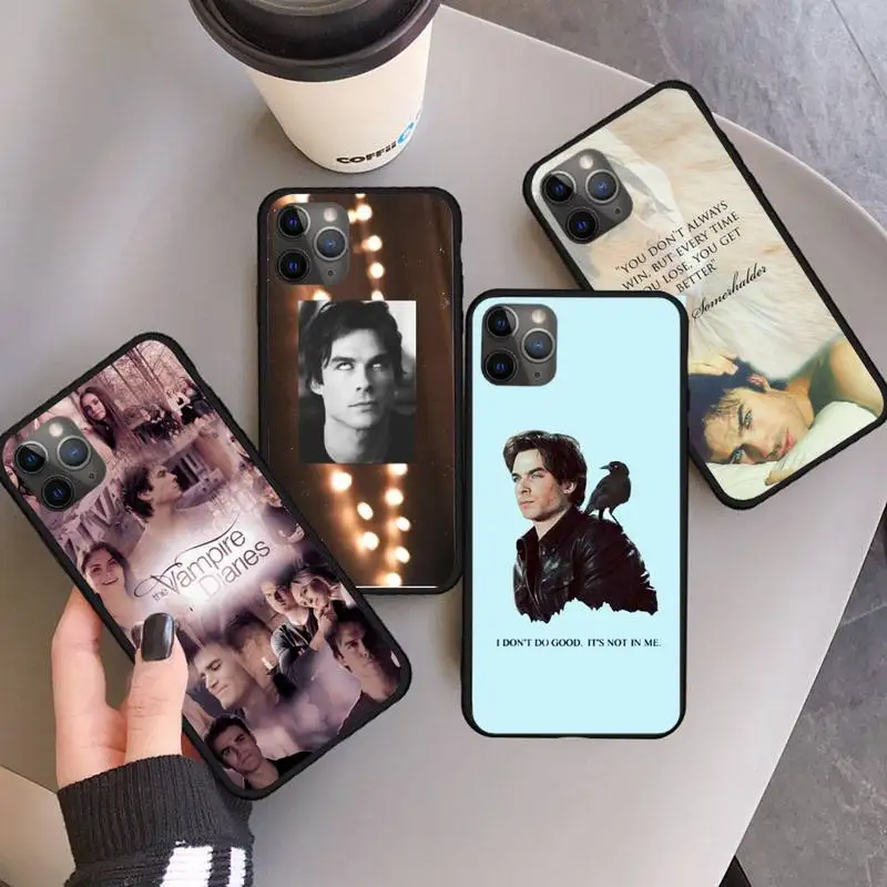 The Vampire Diaries Stefan Damon Salvatore Phone Case for iPhone 11 12 ...