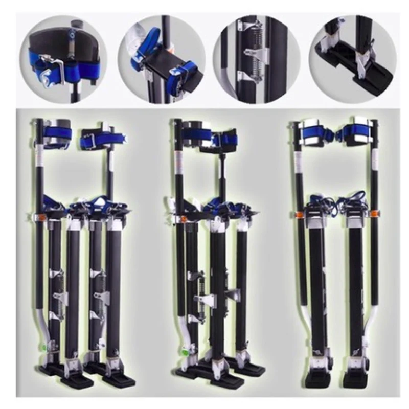 48 To 64 Inch Adjustable Drywall Stilts Aluminum Plastering Stilt ...