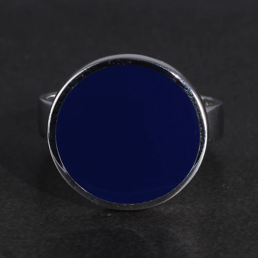 Round Turkish Rings Blue Color Gel | Muduh Collection