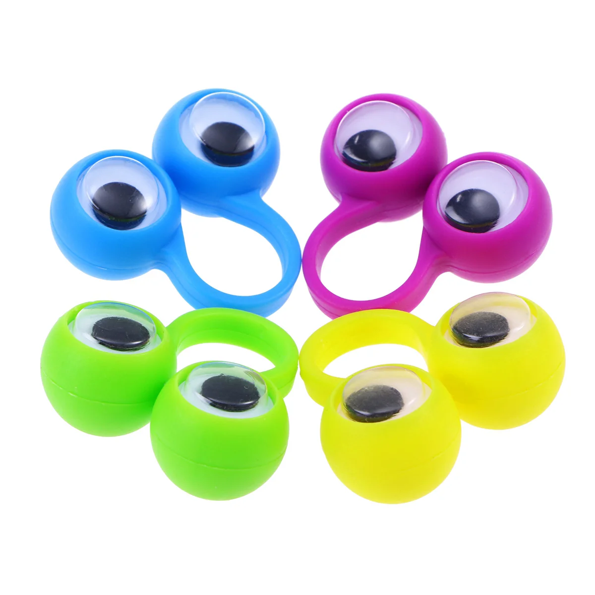 Finger Puppets Eyeeyeball S Eyes Party Funny Kids Rings Puppet Googly ...