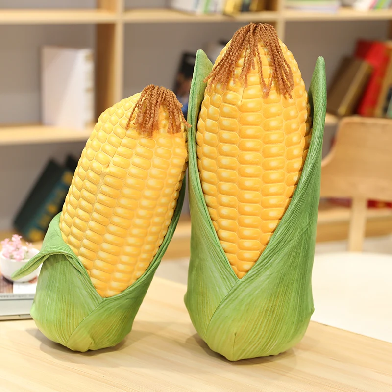 1pc 45/55cm Simulation 3D Corn Plush Toys Creative Lifelike Corn Plants ...