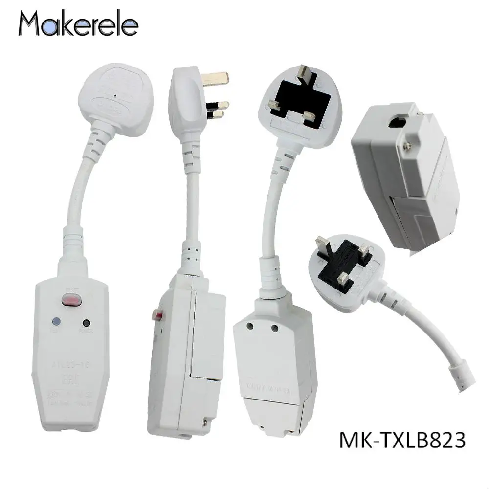 16A 250V Electrical Plug EU Plug GFCI Earth Leakage Protection Socket ...
