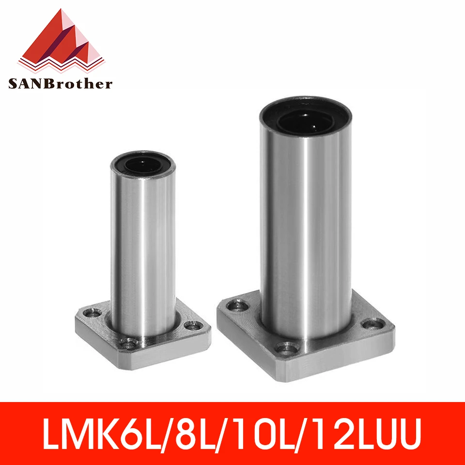 Lmk8luu Lmk10luu Lmk12luu Square Flanged Type Linear Bushing Ball ...