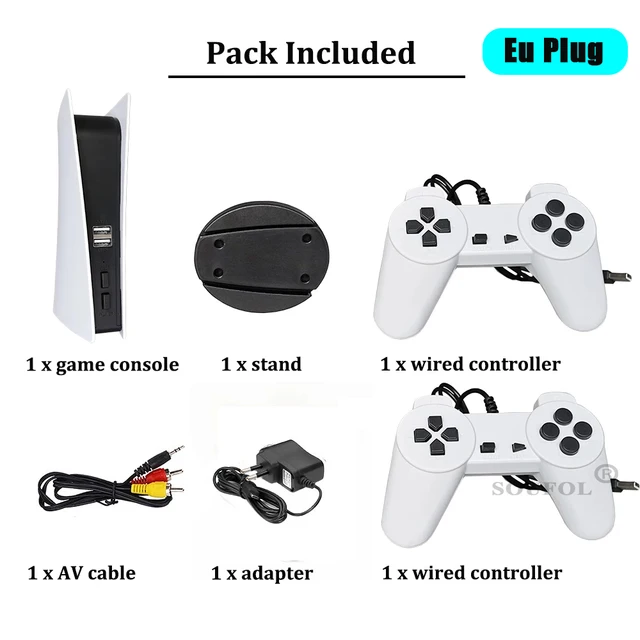 Game Station 5 Video Game Console With 200 Classic Game 8 Bit TV ...