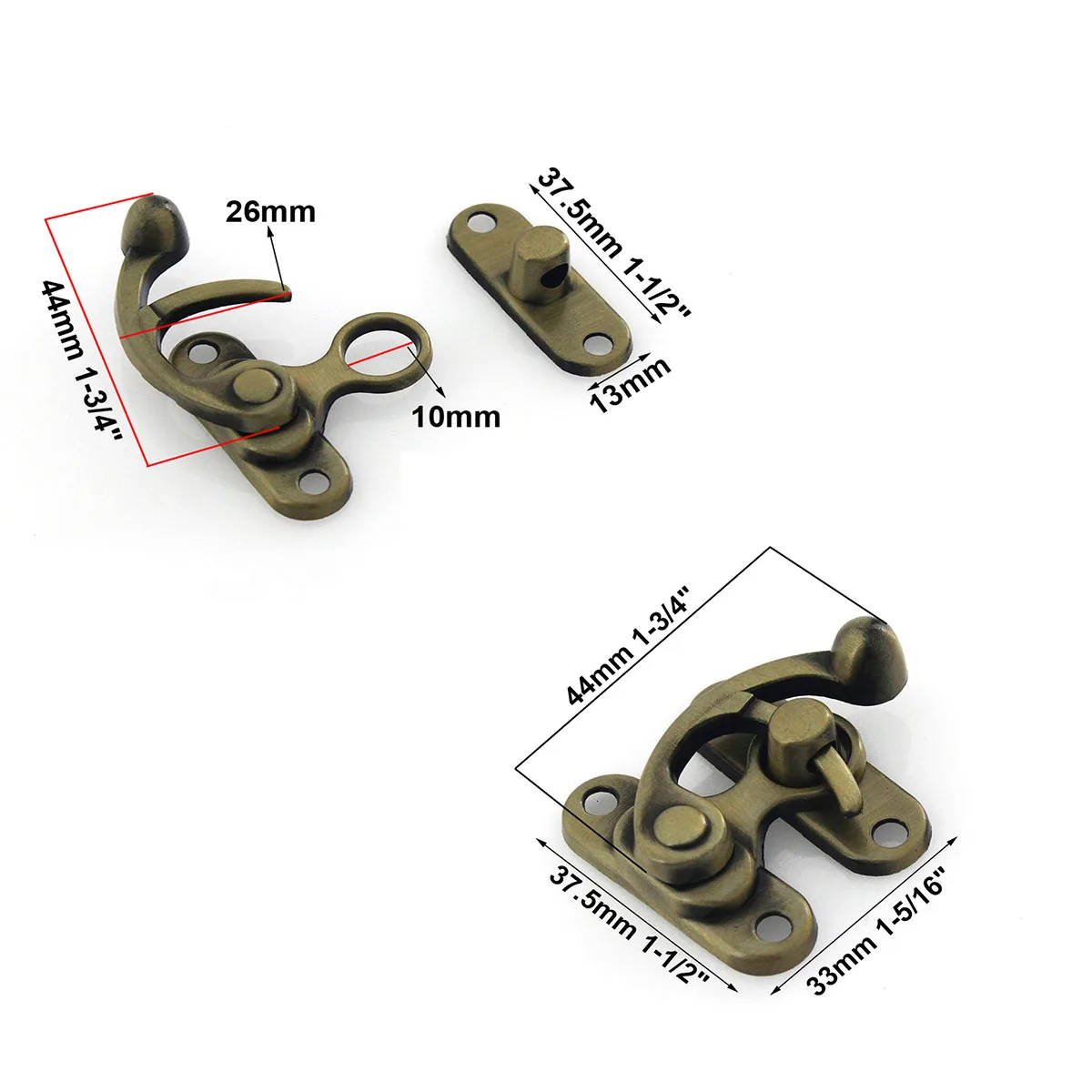 VISSEUSE - DEVISSEUSE,light gold--Boucle de mode avec vis pour sacs à ...