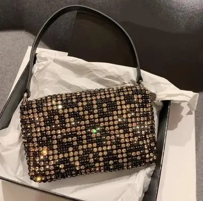 2021 Rhinestone Bag Biling Flashing Diamond Full Mini Bags New Luxury ...