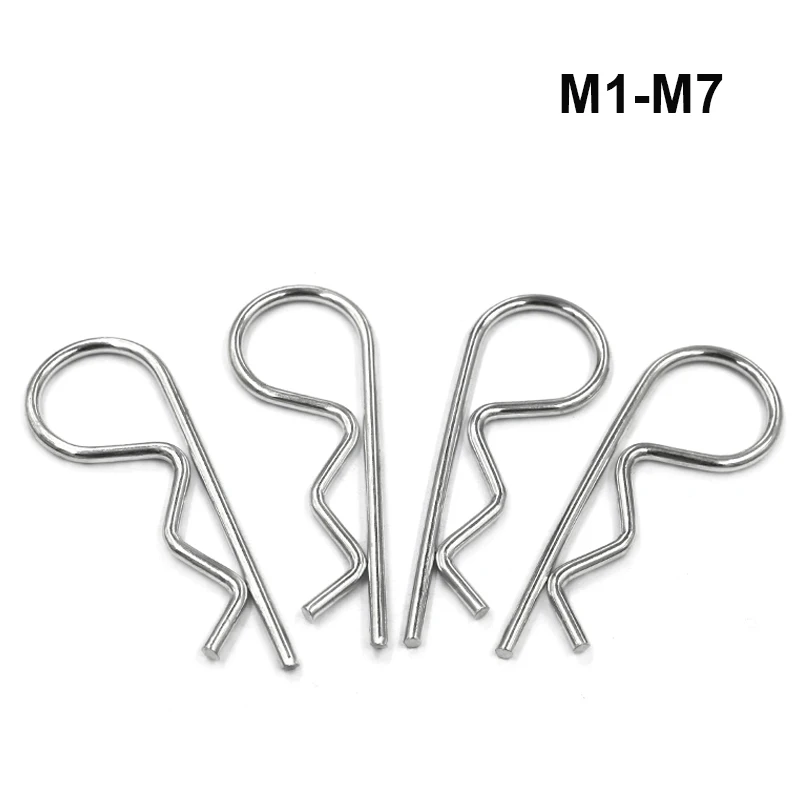 R-forma-chaveta-de-resorte-Split-Pin-Clip-pinza-de-pelo-Tractor-Pin ...