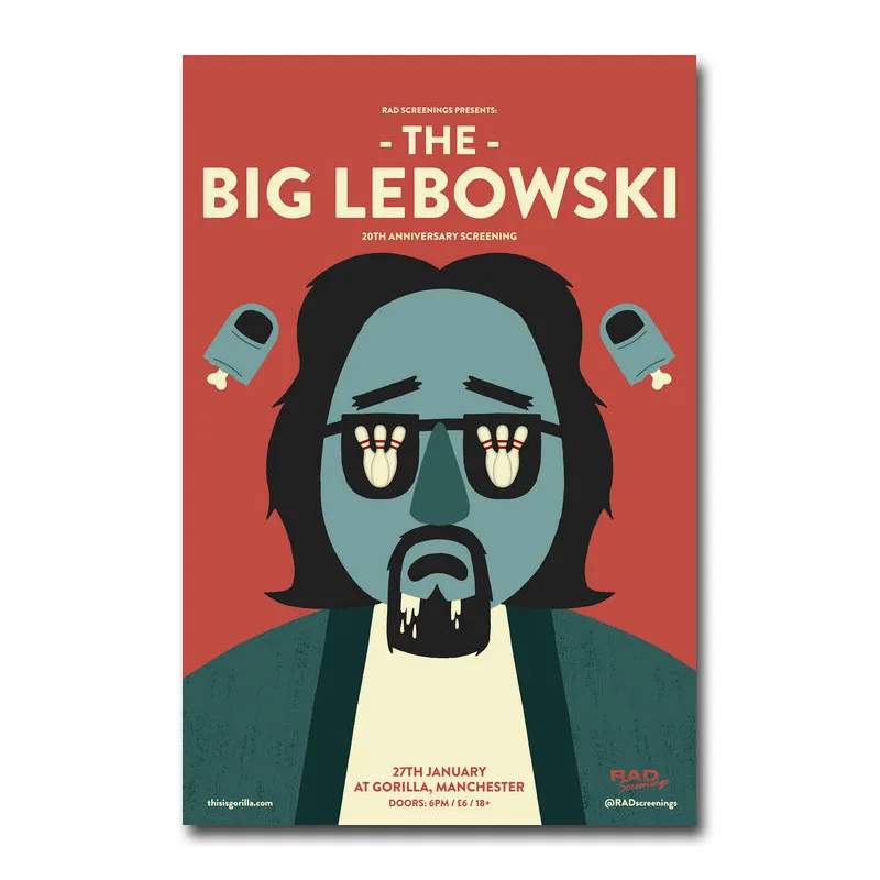 The Big Lebowski Minimalist Poster