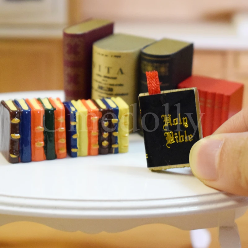 1pcs-1-12-Cute-Mini-Books-Dollhouse-Miniature-Bookshelf-Decoration ...
