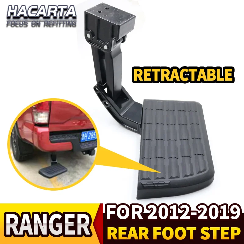 To Fit 2012-2019 Ford Ranger Retractable Back Rear Foot Step T-Step ...