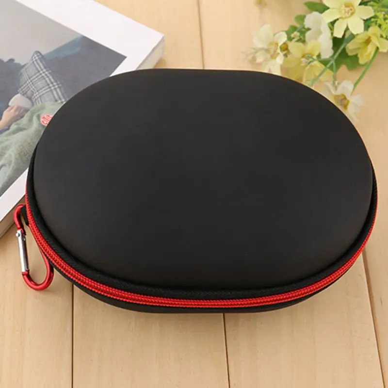 Hard EVA Headphone Carrying Case Portable Travel Earphone Storage Bag ...