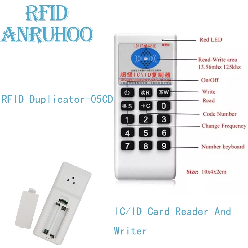 New Smart Chip RFID Card Reader 13.56Mhz NFC Tag IC Card Writer 125/250 ...