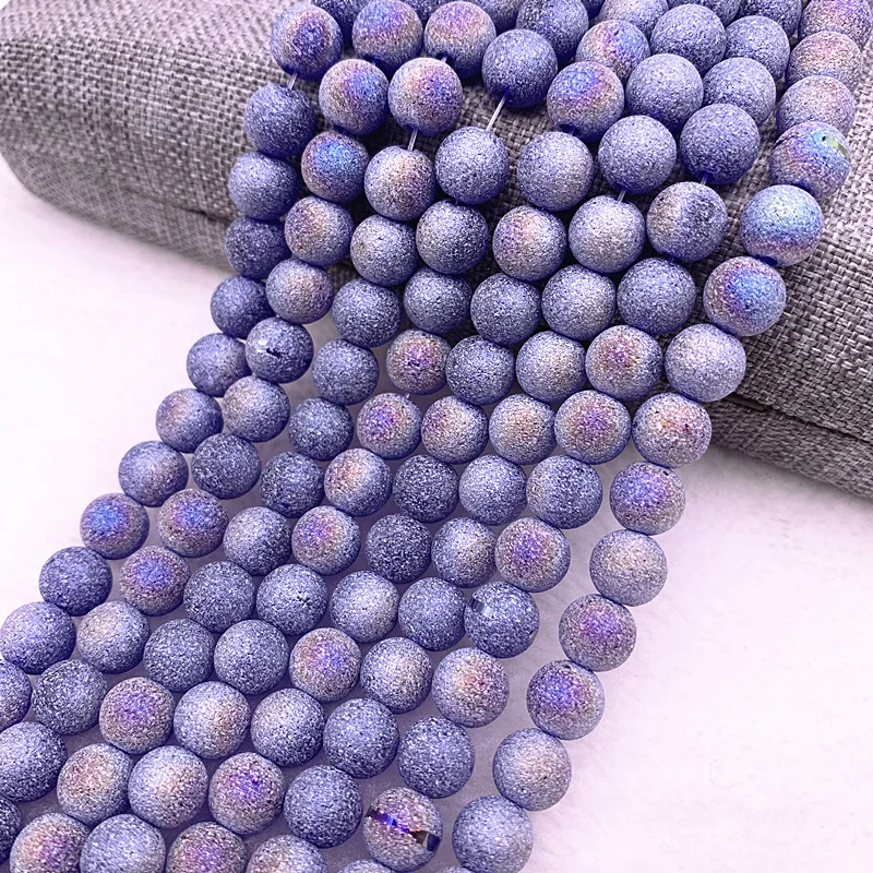 New-6-8mm-Austrian-Frosted-Matt-Crystal-Glass-Beads-Loose-Spacer-Beads ...