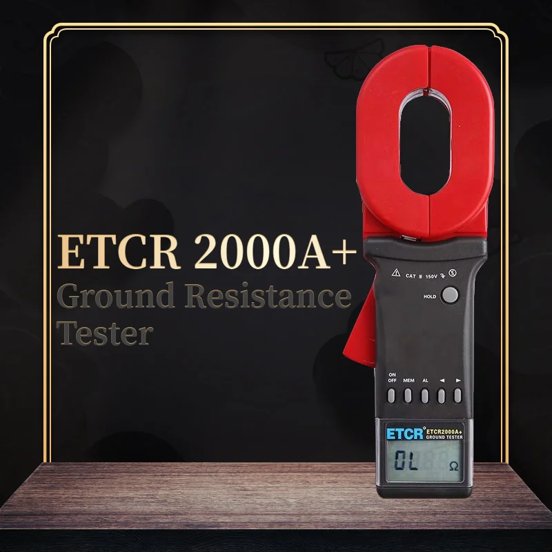 ETCR ETCR2000 + 시리즈 디지털 클램프 접지 저항 테스터, 번개 보호 번개 접지 테스터 99 세트|Multimeters| - AliExpress
