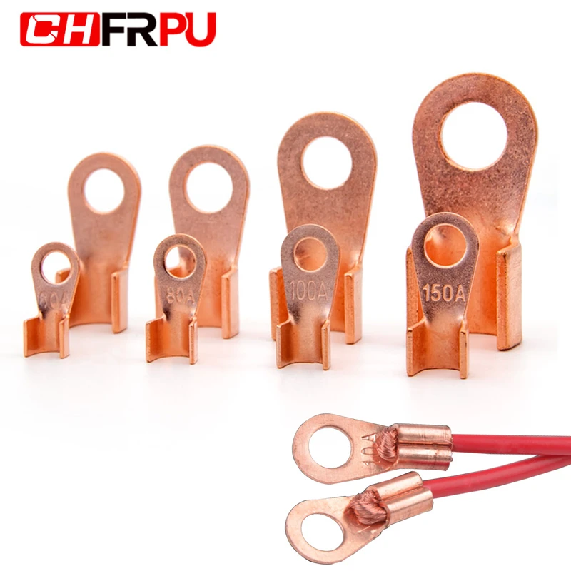 Ot Type Copper Open Connecting Nose Cable Connector Terminal Crimping ...