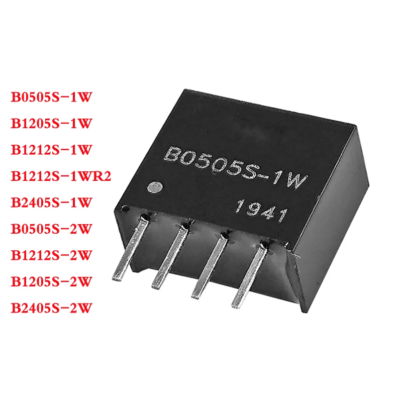 1W 2W Series Power Module Converter B0505S-1W B0505S-2W B1212S-1W ...