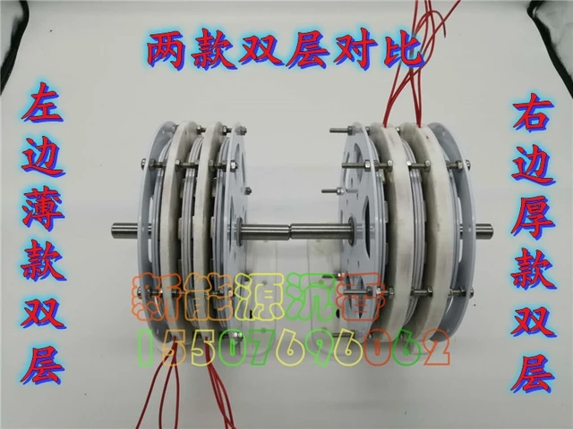 High efficiency, low speed, low resistance, brushless, double-layer ...