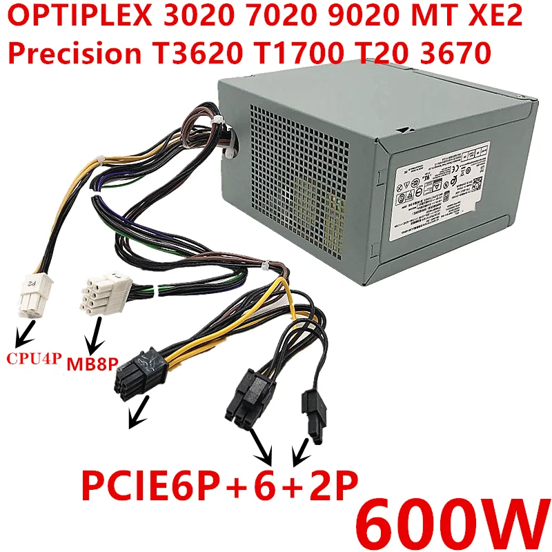 New PSU For Dell Precision T3620 T1700 T20 3670 OPTIPLEX 3020 7020 9020 ...