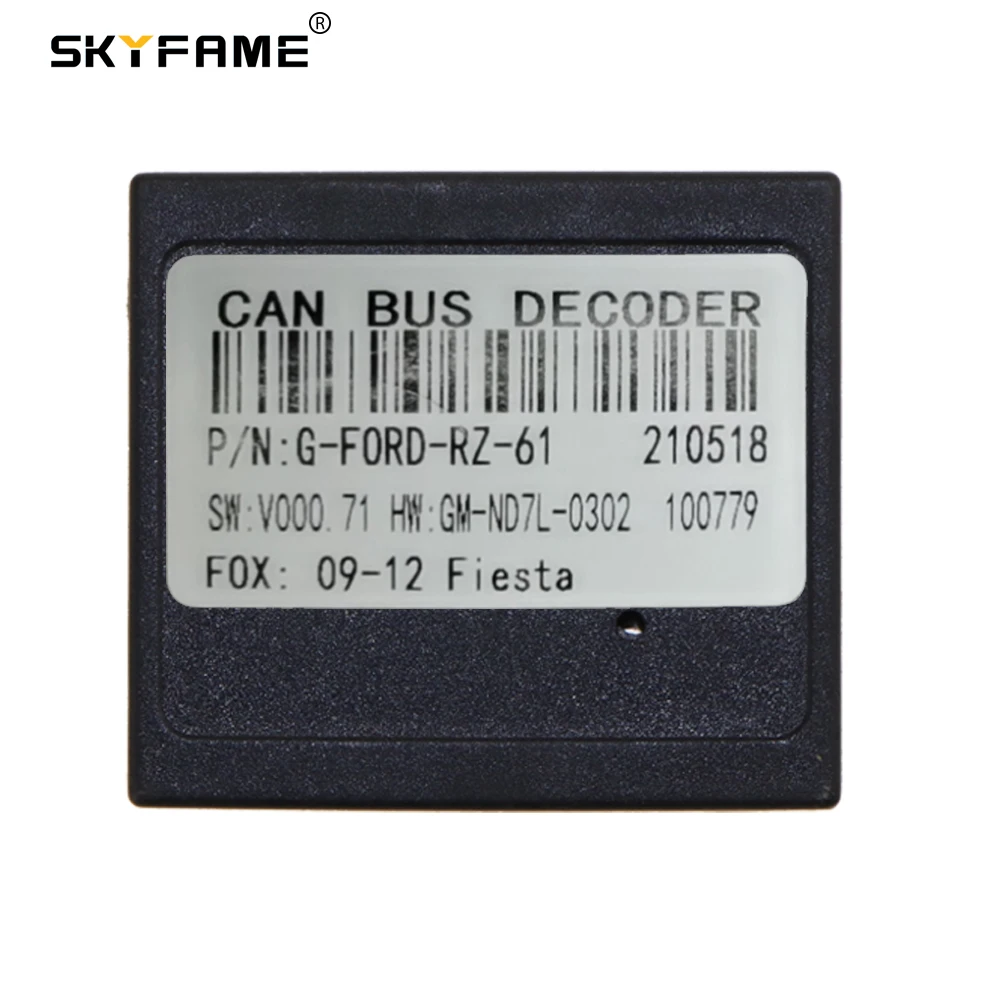 SKYFAME Car Canbus Box For Ford Fiesta 2009-2012 Special Decoder