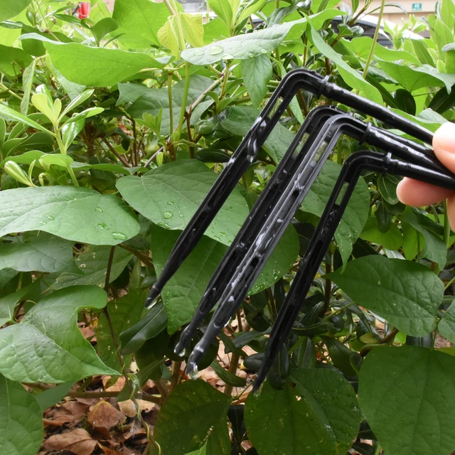 KESLA 25PCS Bend Arrow Dripper Micro Drip Irrigation Kit Emitters for 3 ...