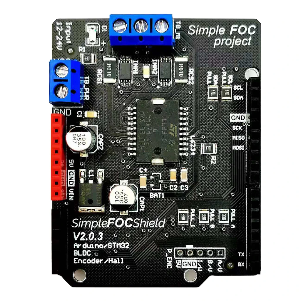 SimpleFOC Shield v2.0.4 v1.3.3 Development Board for BLDC Servo Drive ...