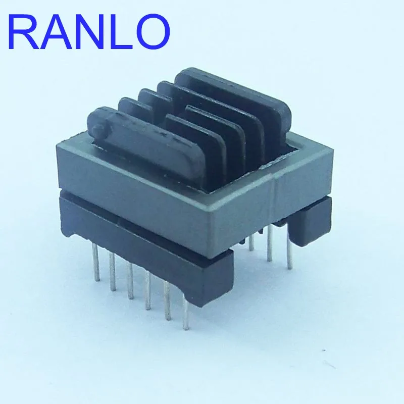 EE19 4 슬롯 6 + 6 핀 수평 변압기 보빈, 소프트 자석 페라이트 코어 PC40|transformer bobbin|core bobbintransformer core ...