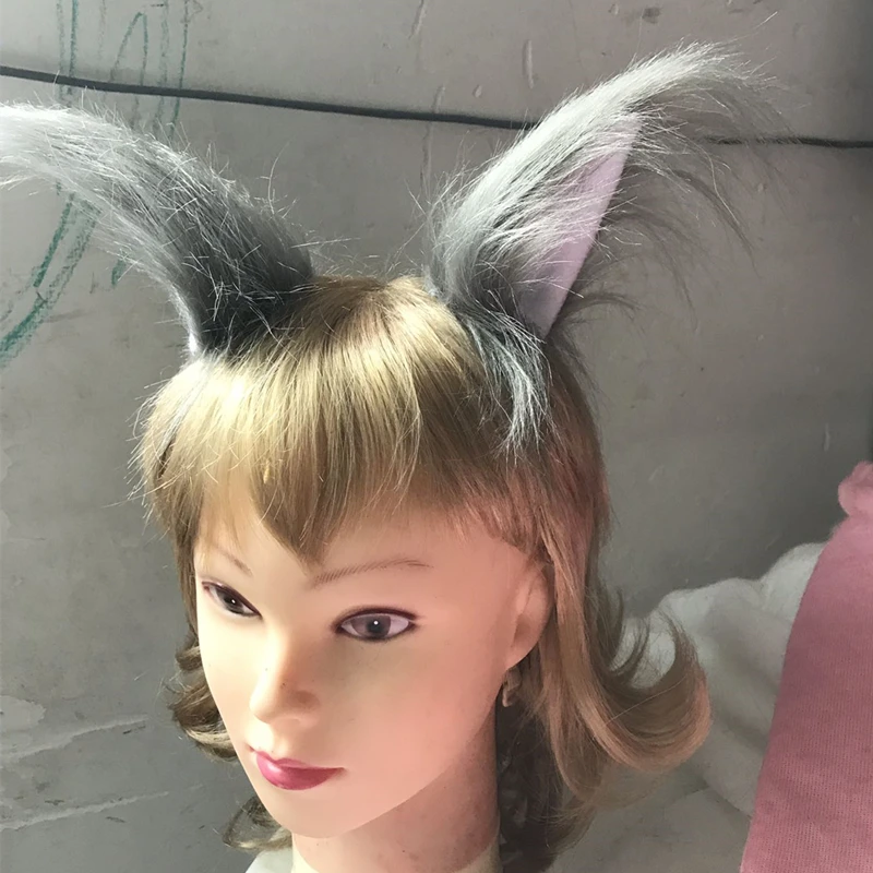 Hand Made Arknights Cosplay Texas Wolf Wolves Tail Ear for Game Party ...