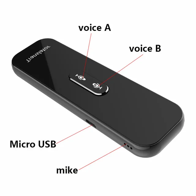 Portable Instant Voice two-Way Translator in 40 Languages and Text ...