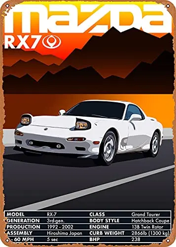 Mazda Rx 7 Poster